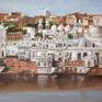 Riverside Pushkar Painting by Sasha Sharma | Saatchi Art