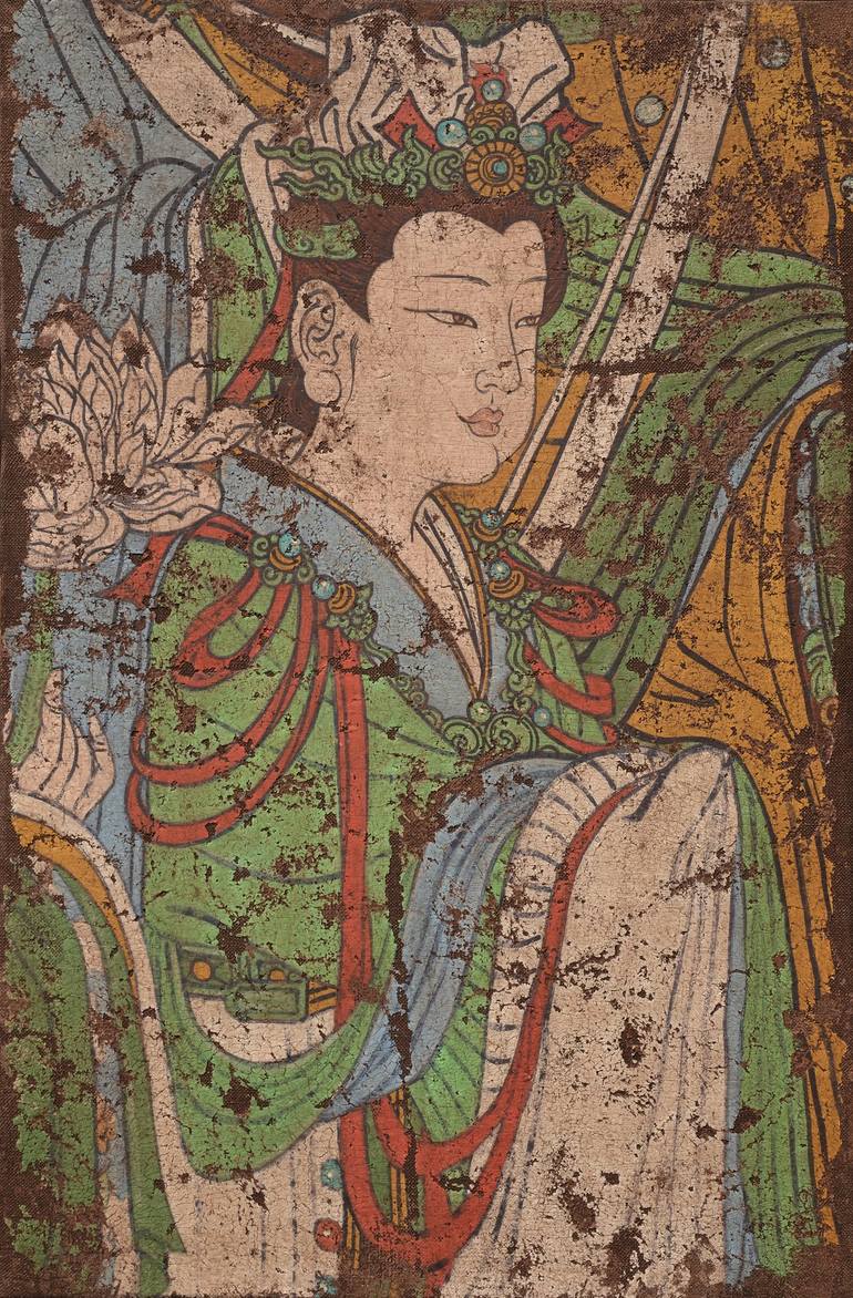 Jade Woman Painting by Yang Mingyang | Saatchi Art