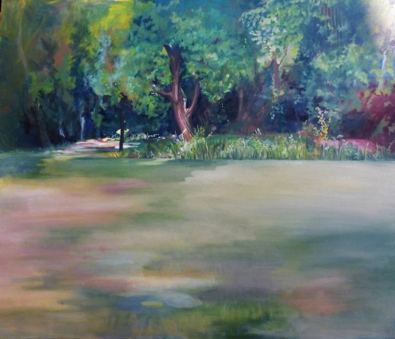 Summer Afternoon Painting by Alison Chaplin | Saatchi Art