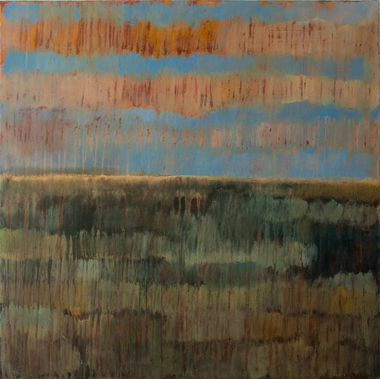 Rusty clouds Painting by Miguel Rodax | Saatchi Art