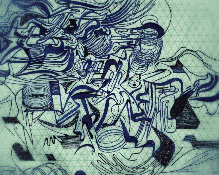 heavy weather Drawing by Eric Donelan | Saatchi Art