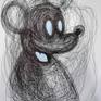 Mickey mouse likes acids Drawing by maggiorino alessandro | Saatchi Art