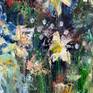 Powerflowers Painting by Hennie van de Lande | Saatchi Art