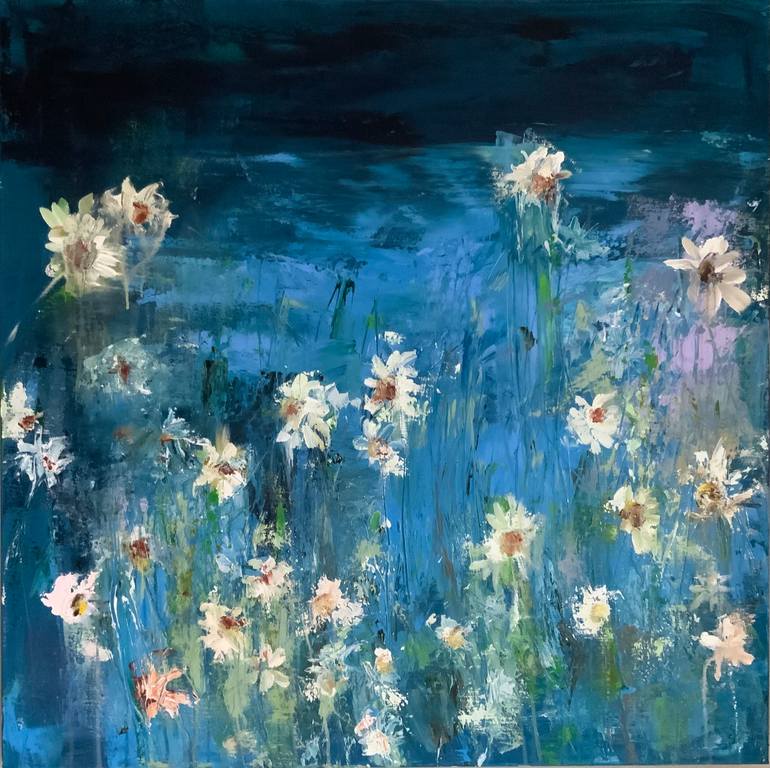 Wild Flowers 5 Painting by Hennie Van De Lande | Saatchi Art