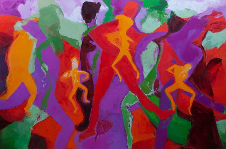 Mambo Painting by Cecilia Rivera | Saatchi Art