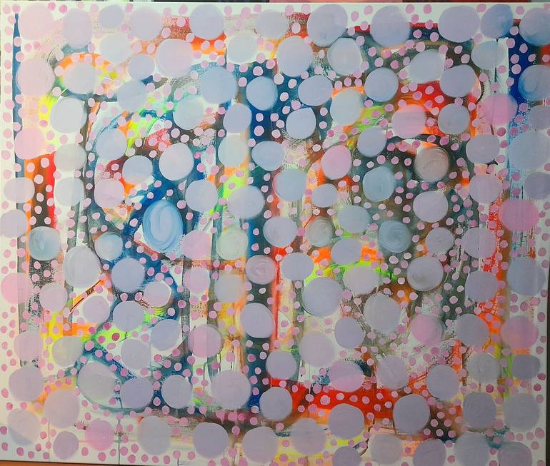 Through The Looking Glass Abstract Painting Painting by Gökşen Parlatan ...