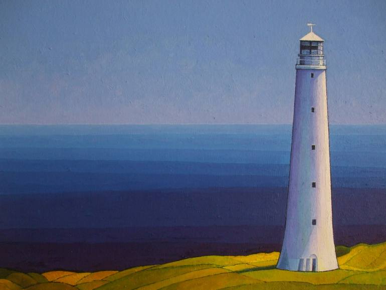 Coastal Scene Painting by David Watmough | Saatchi Art