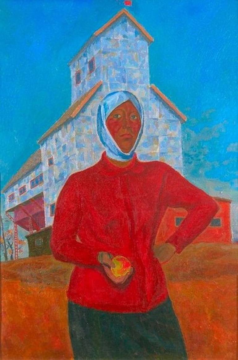 Agronomist Painting by Yuriy Lobachev | Saatchi Art