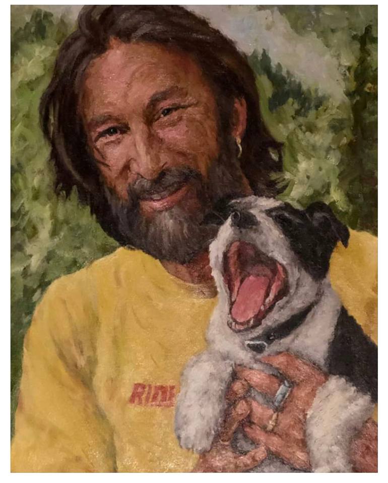 Steve, in the day SOLD Painting by Robert Rush | Saatchi Art