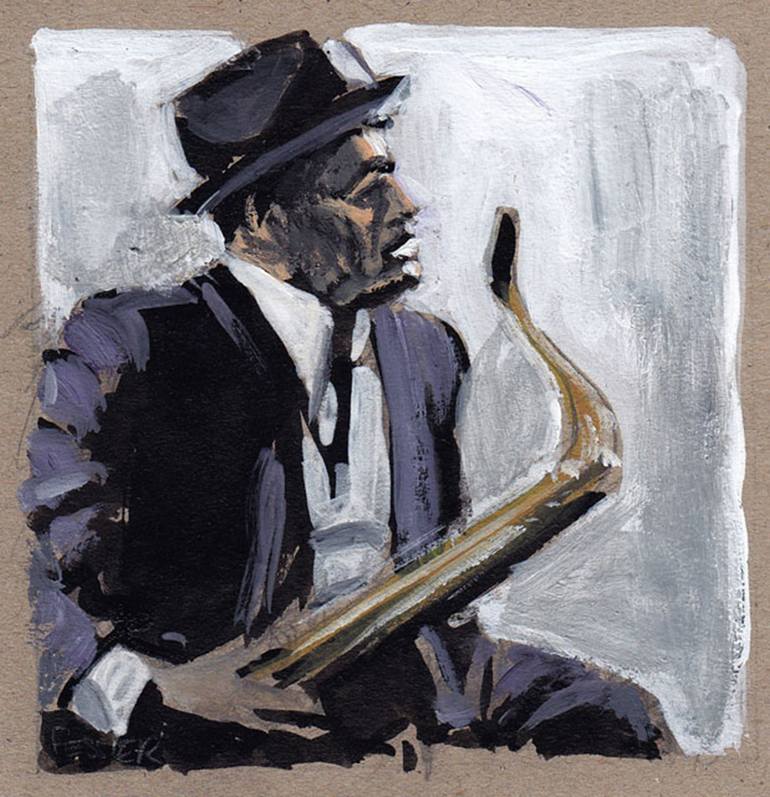 JAZZ SERIES#4 Painting by PASCAL FESSLER | Saatchi Art