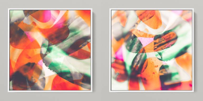 META COLOR I - PHOTO ART 150 X 75 CM FRAMED DIPTYCH Photography by Sven ...