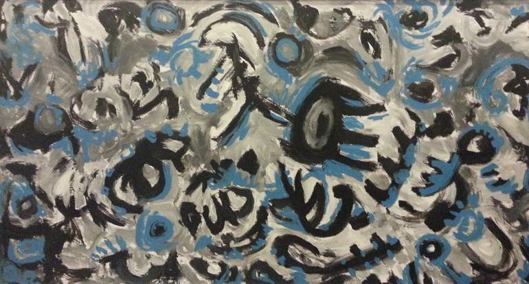 Grey Blue 5.5 Painting by Jeff Case | Saatchi Art