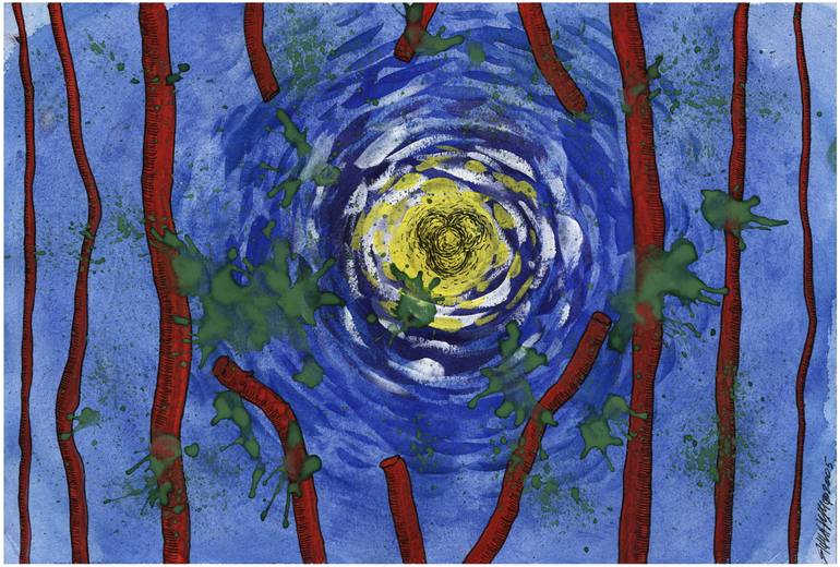 Neutrino Drawing by Mikhail Yashin | Saatchi Art