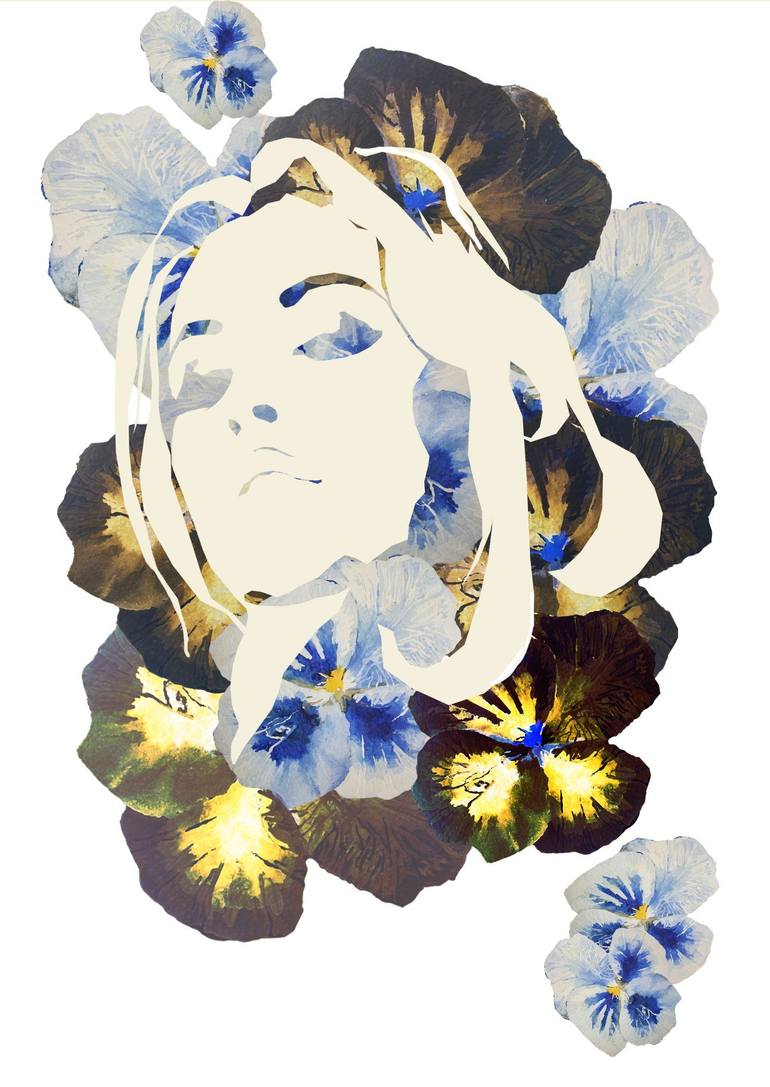 Ava & Pansy Painting by Abigail Hutton | Saatchi Art