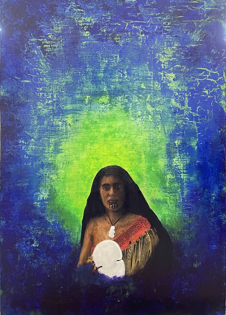 Maori matriarchy Painting by Veena Giridhar Gopal | Saatchi Art