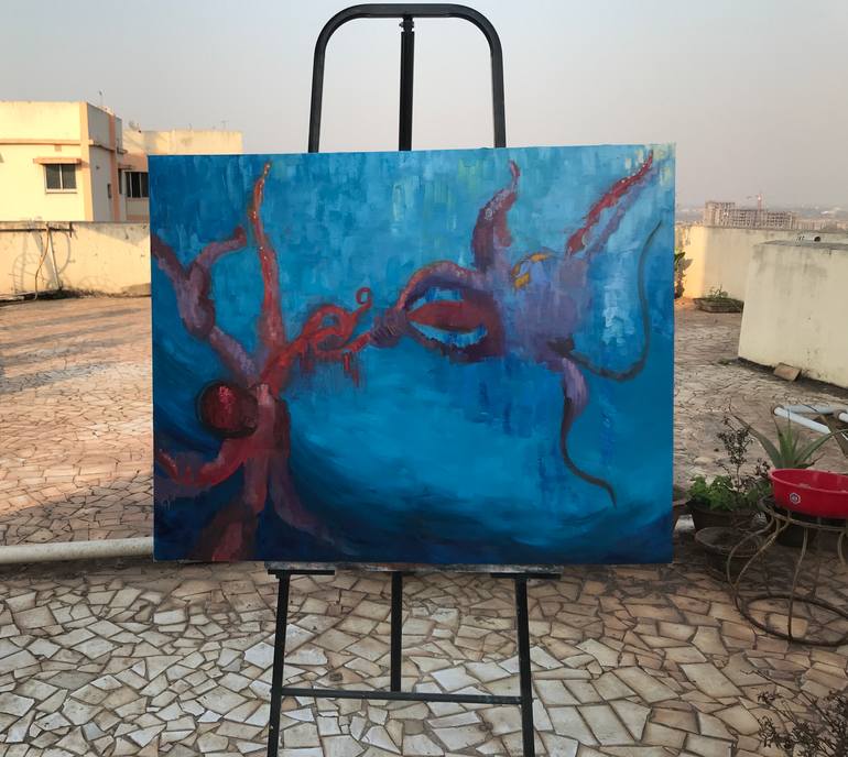 Light at The End Painting by Geeta Yerra | Saatchi Art
