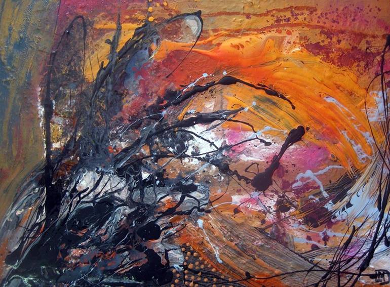 On the other side Painting by Lea Davis | Saatchi Art