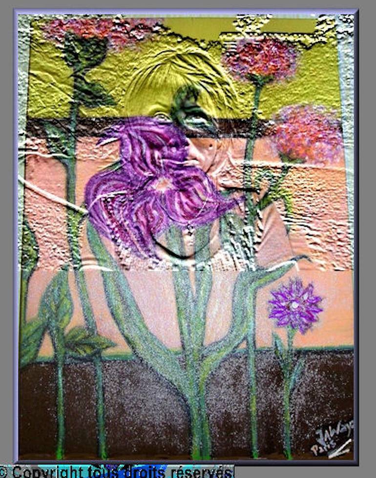 She's Orquidée craizy Painting by Jessica Wayar | Saatchi Art