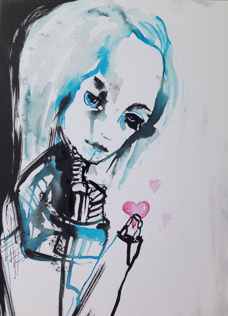 Der Funke Leben Painting by Amy Hany | Saatchi Art