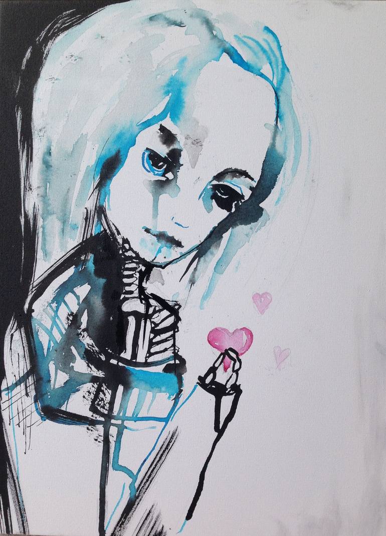 Der Funke Leben Painting by Amy Hany | Saatchi Art
