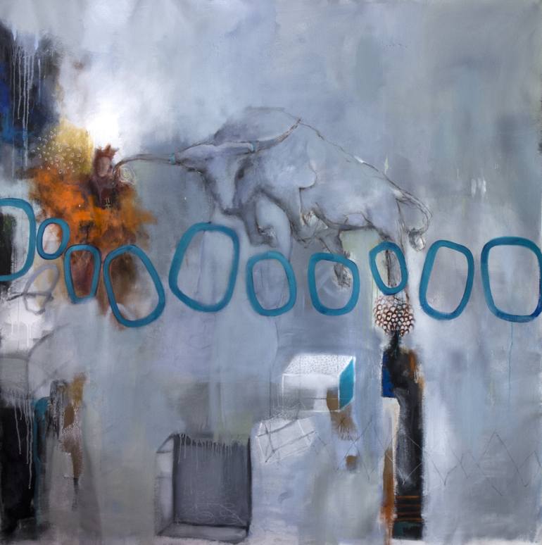 The Line-1 Painting by Behzad Tabar | Saatchi Art