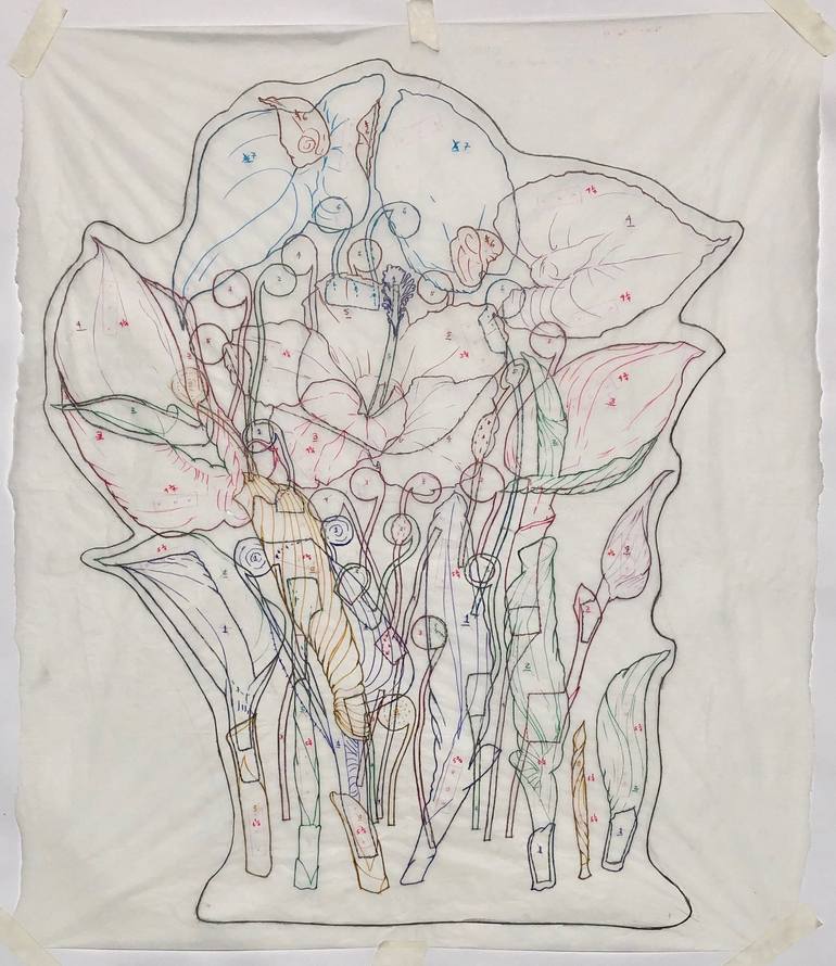 Fiddlehead Working Drawing No. 1 Drawing by Peter Root | Saatchi Art