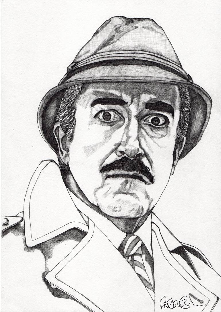 Inspector Clouseau Drawing by Paul Nelson-Esch | Saatchi Art
