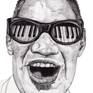 Ray Charles Drawing by Paul Nelson-Esch | Saatchi Art