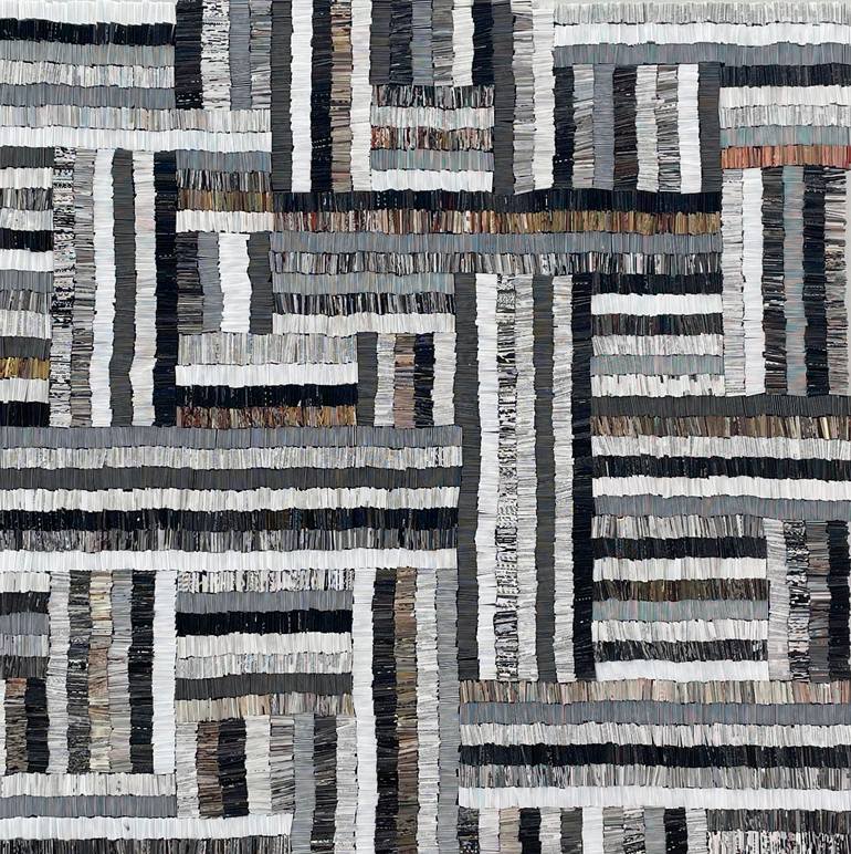 Criss Cross Collage by Toni Glotter | Saatchi Art