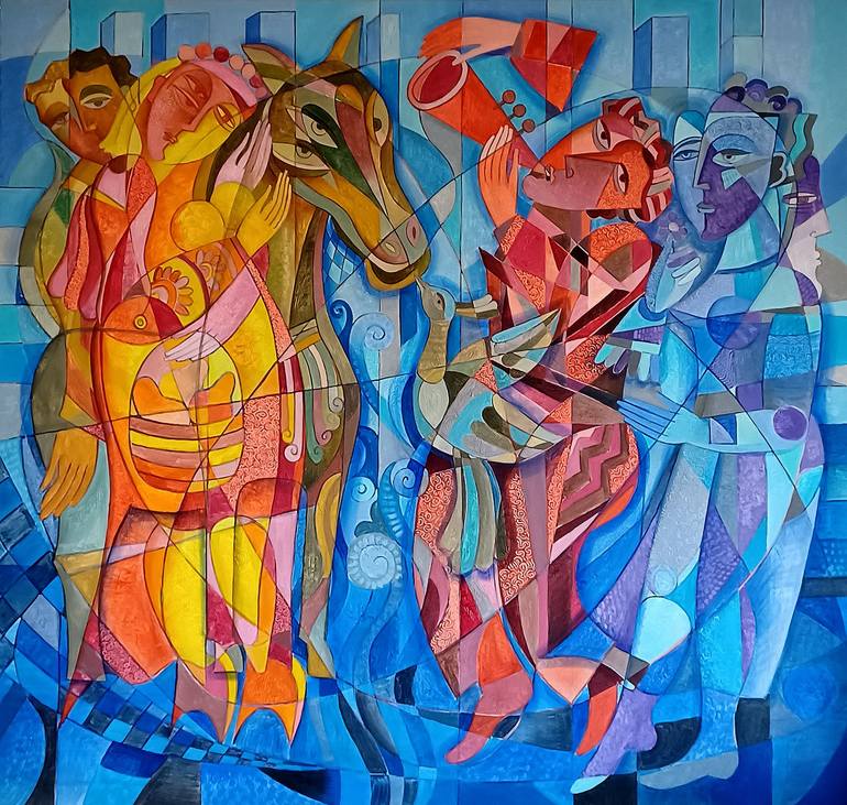 Circus Painting by Van Hovak | Saatchi Art