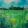Tangled Hedgerow SOLD Painting by Sandy Dooley | Saatchi Art