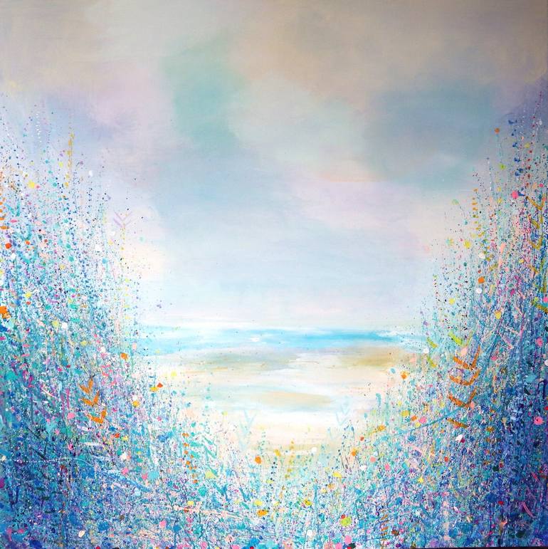 Beach (Sold) Painting by Sandy Dooley | Saatchi Art