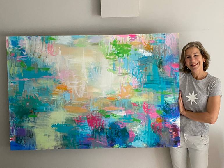 Water World Painting by Sandy Dooley | Saatchi Art