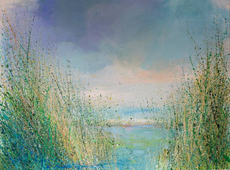 River Path Painting by Sandy Dooley | Saatchi Art