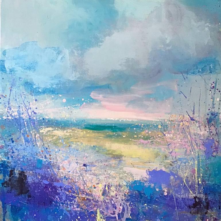 Abereiddy Beach, Pembrokeshire Painting by Sandy Dooley | Saatchi Art