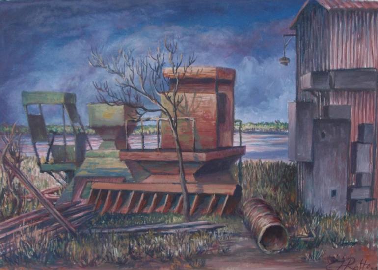 Nightfall Painting by Carlos Raffo | Saatchi Art