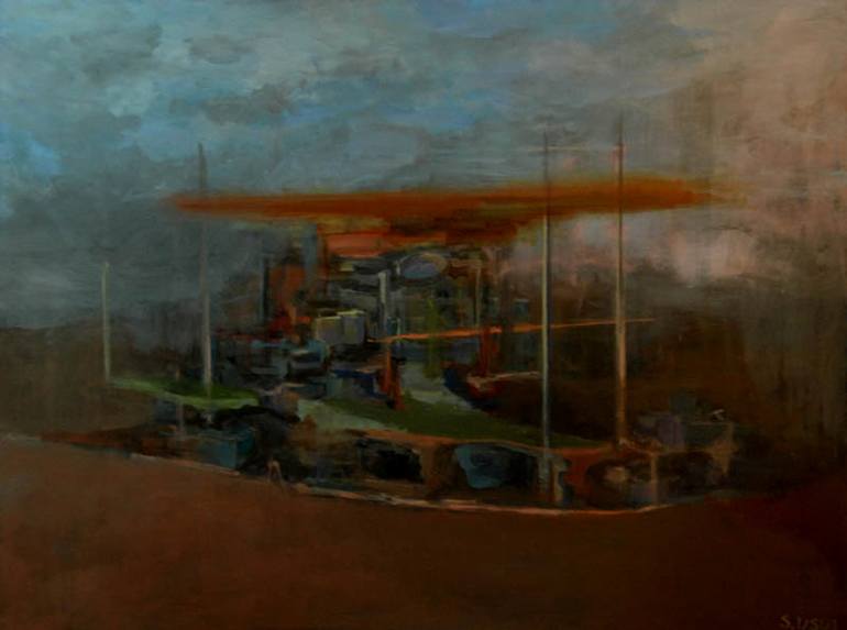 Apparatus by Shuji Usui Painting by Stephen Sugarman | Saatchi Art