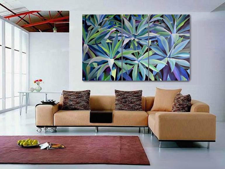 Song of Blue Leaves (SAMSUNG FRAME Collection) Painting by Geoff Greene ...