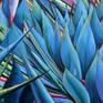 Large Agave Wall Diptych Painting by Geoff Greene | Saatchi Art