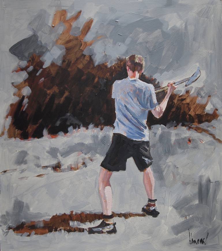 Exuberant Kid Painting by Jim Hanlon | Saatchi Art