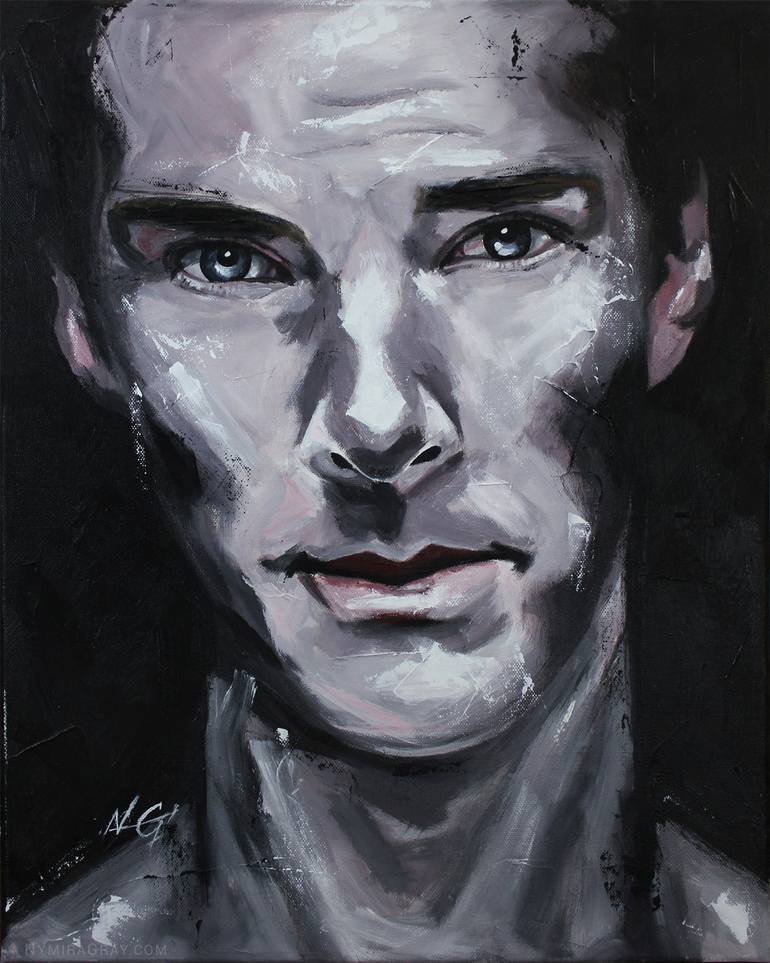 Benedict Cumberbatch (CHARACTER SERIES) Painting by Nymira Gray ...