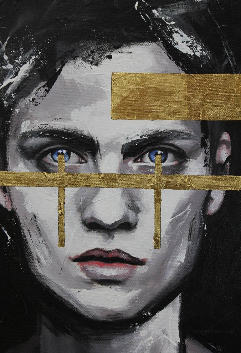Eight (GOLD SERIES) Painting by Nymira Gray | Saatchi Art