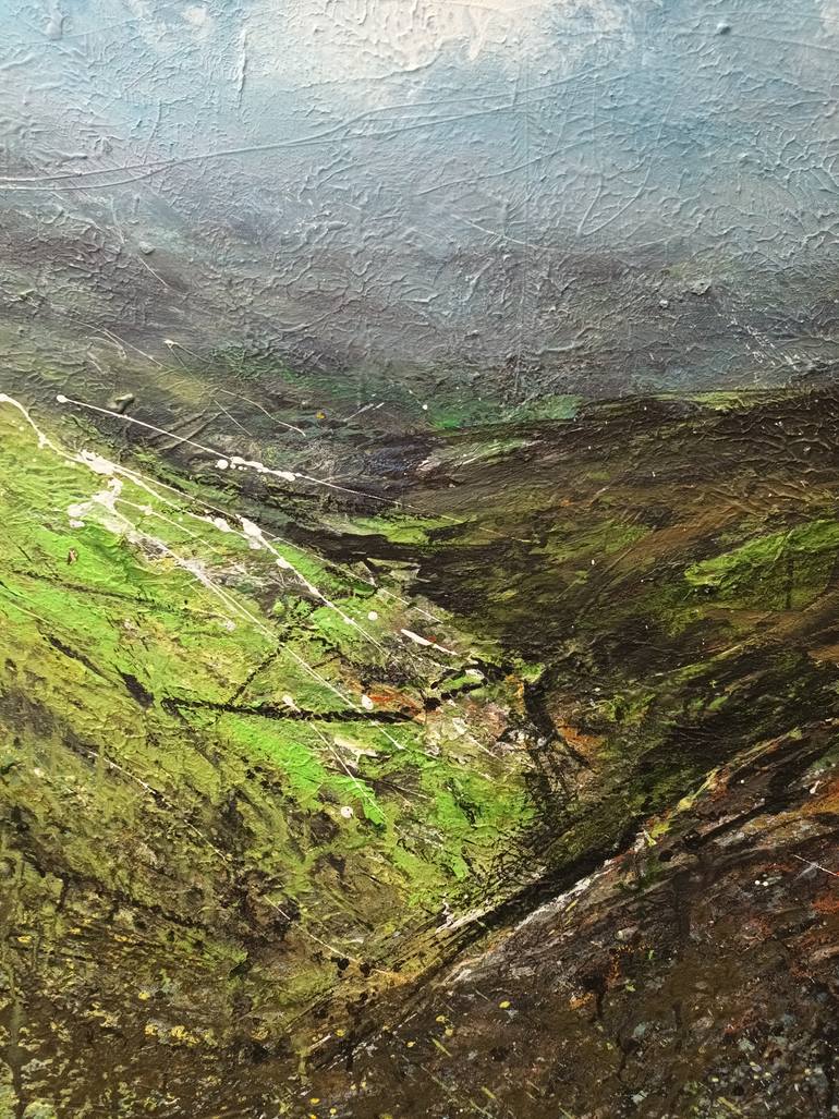 Wales countryside 11 Painting by W Van de Wege | Saatchi Art