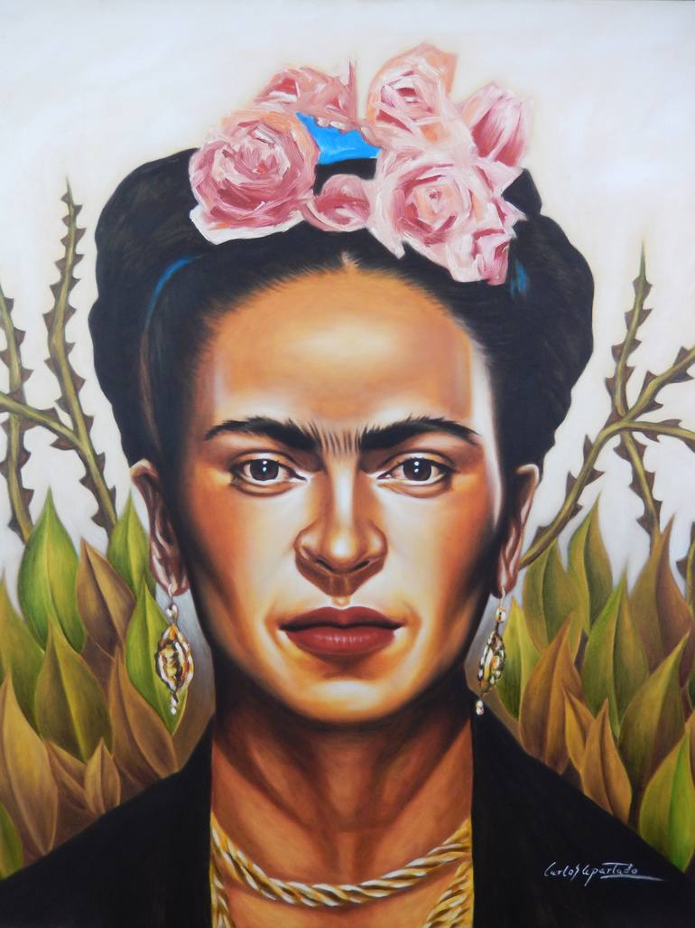 Frida Kahlo Painting by Carlos Apartado | Saatchi Art United Kingdom
