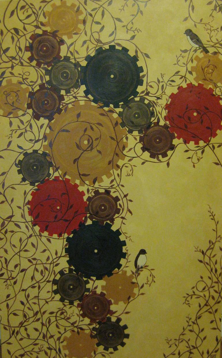 Turning Time Painting by Katie Gunther Novella | Saatchi Art
