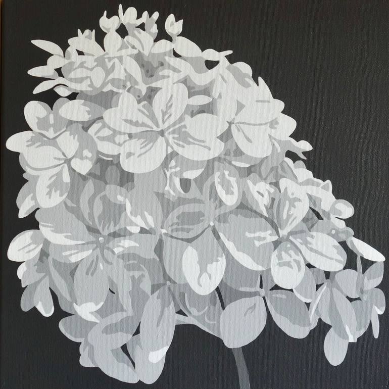 Limelight Pinacle Hydrangea Painting by Susan Porter | Saatchi Art