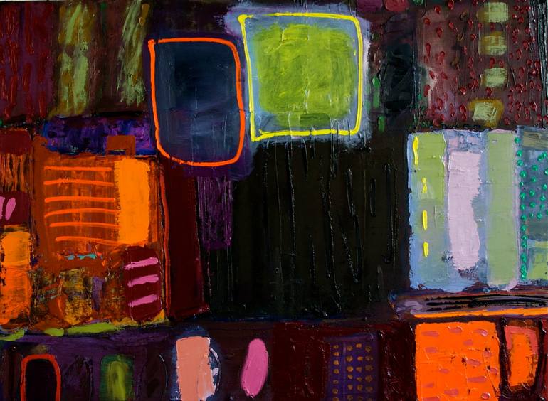 in the dark Painting by Mark Alexander | Saatchi Art