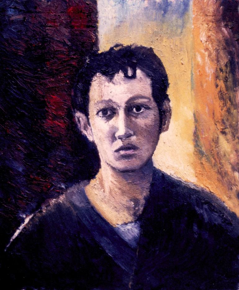 Self Portrait 1988 (Romanesque) Painting by Simon Mark Smith | Saatchi Art