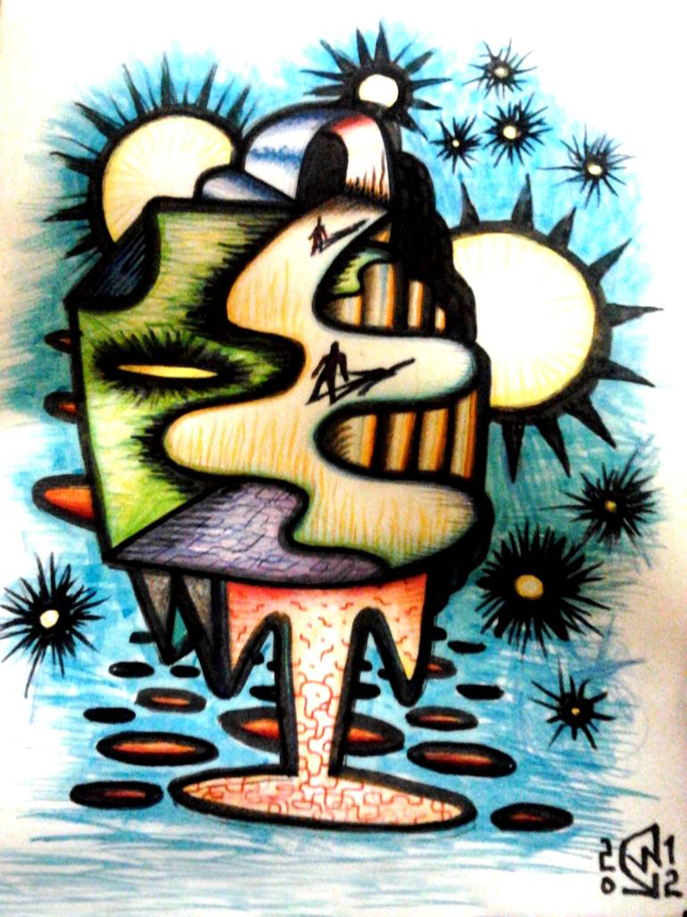 Star lane Painting by Andy J Crowder | Saatchi Art