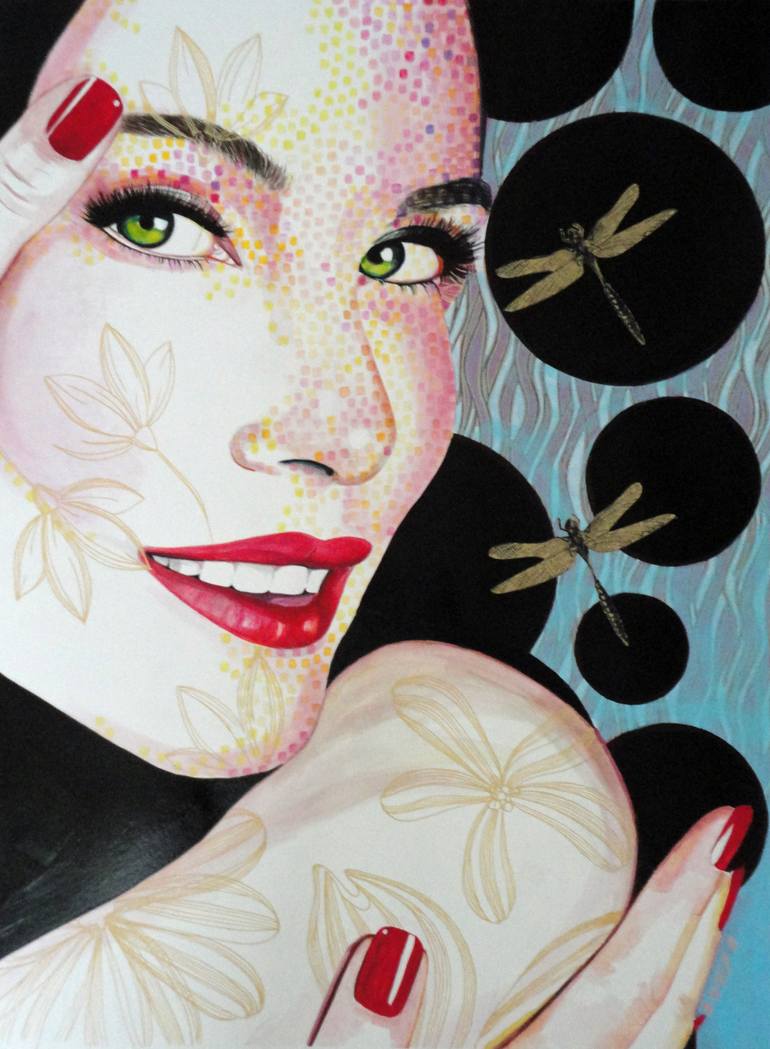 Lilli-belle Painting by Gigi And The Wolf | Saatchi Art